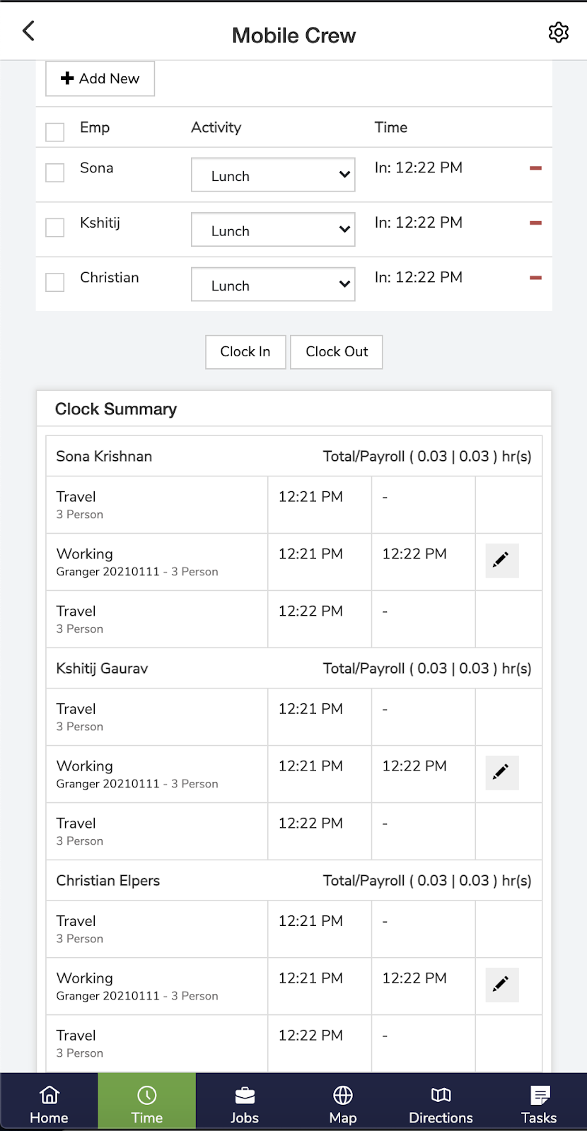Time Tracking Enhancements